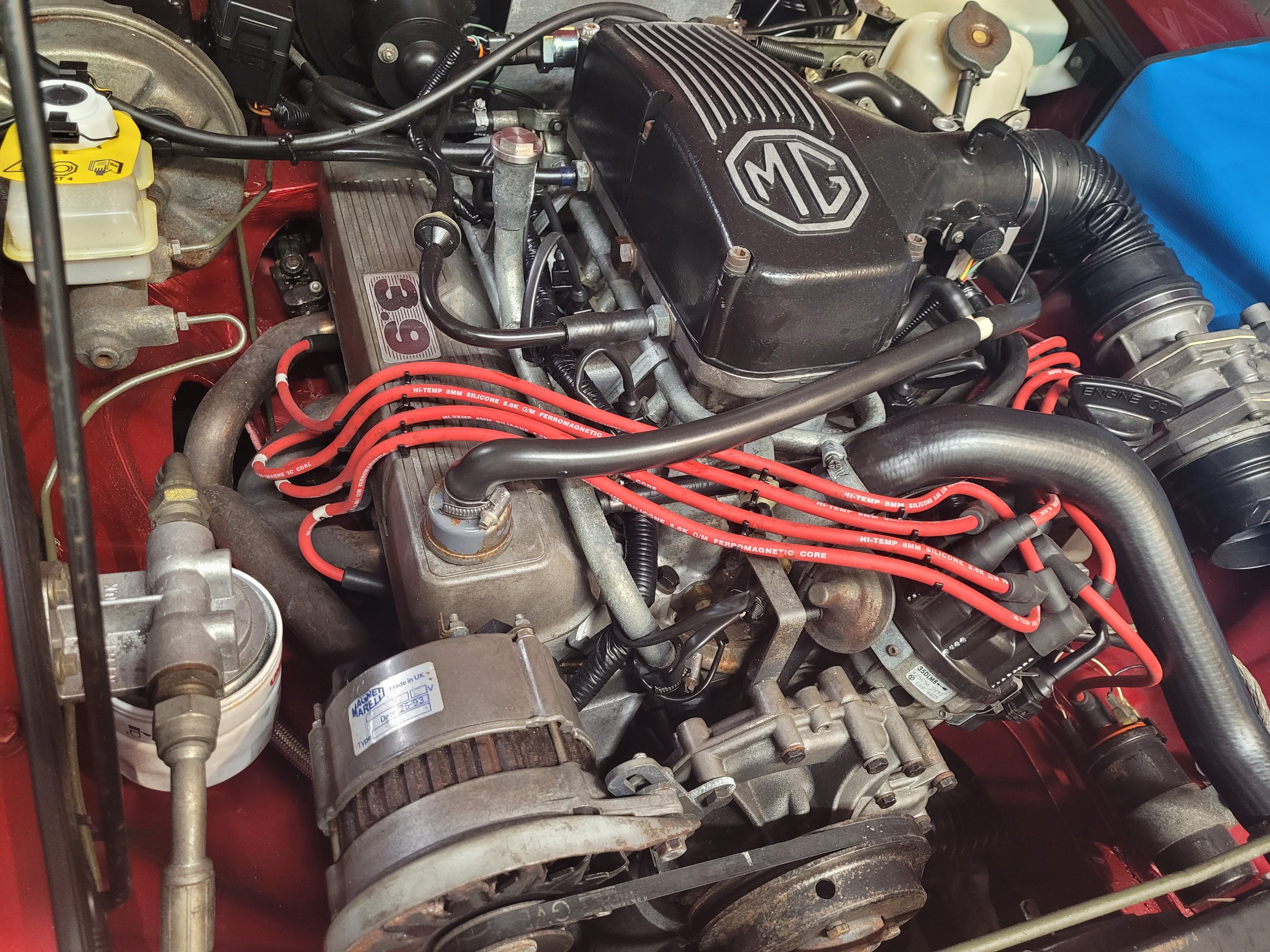 Tidying up the ignition leads – MG RV8 info news and reviews