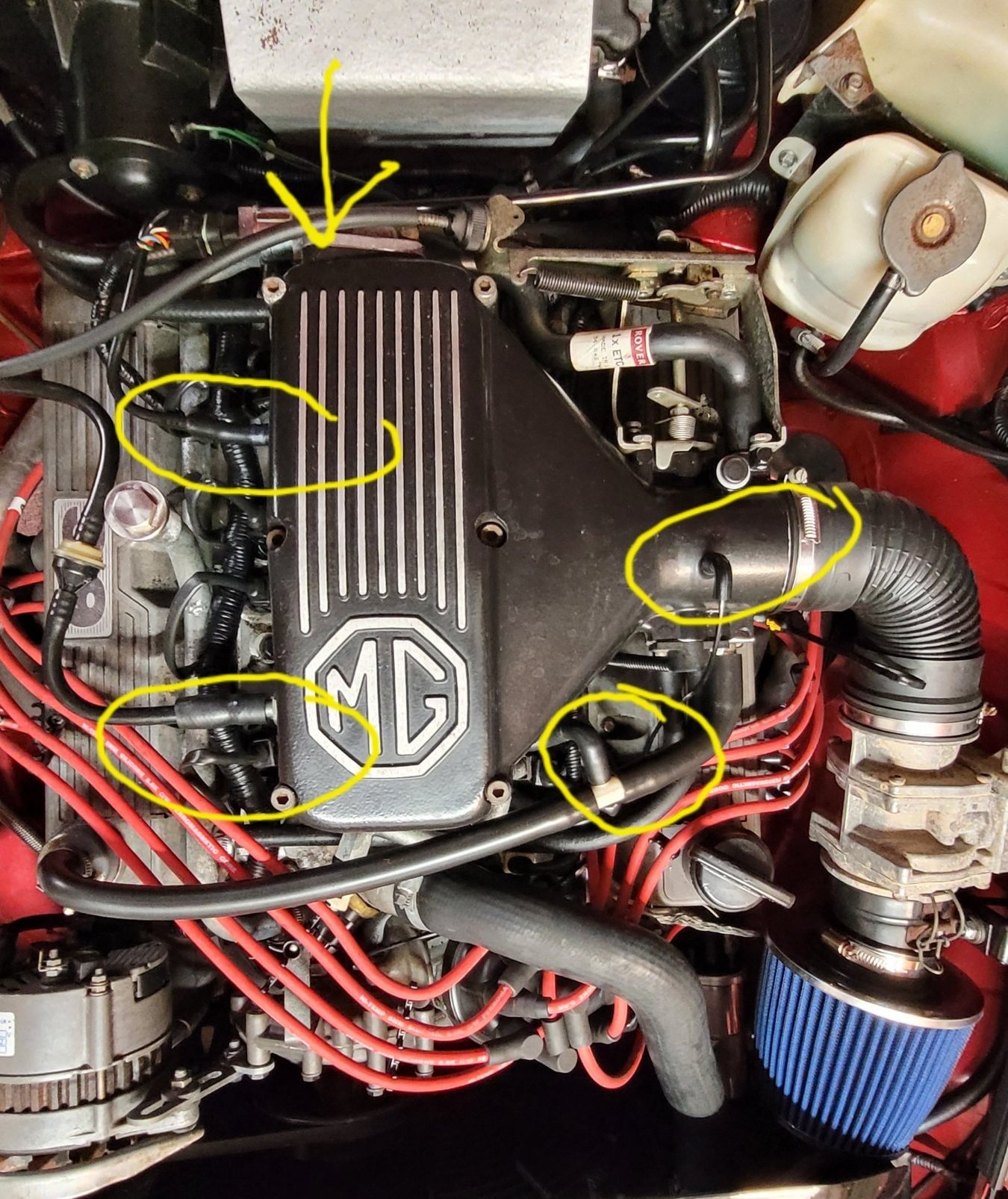 MGRV8 | Checking external air leaks into Plenum Chamber – MG RV8 info ...