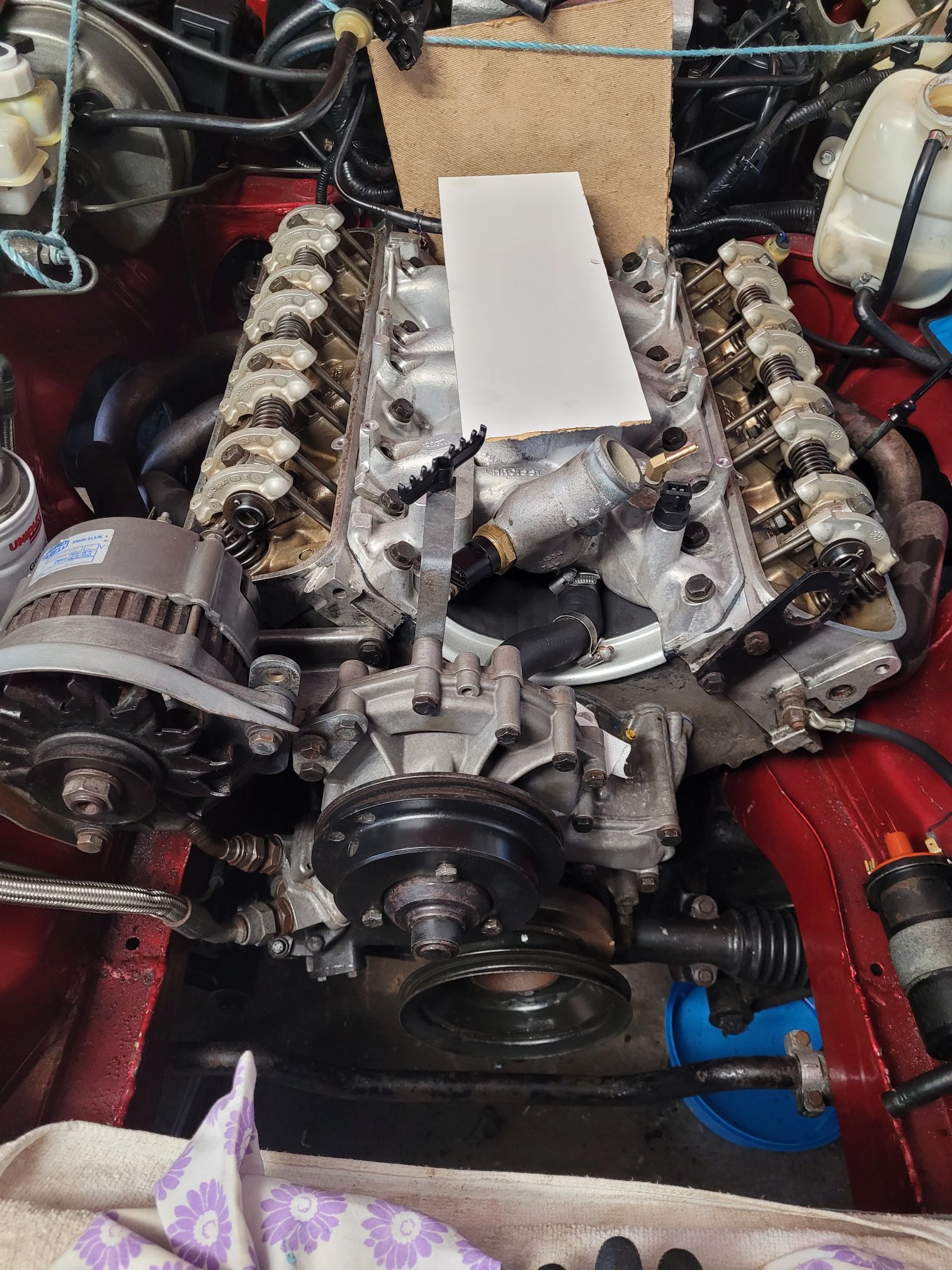 Inlet Manifold Refit – MG RV8 info news and reviews